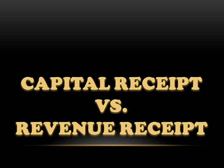 DIFFERENCE BETWEEN CAPITAL AND REVENUE RECEIPT - COMMERCEIETS