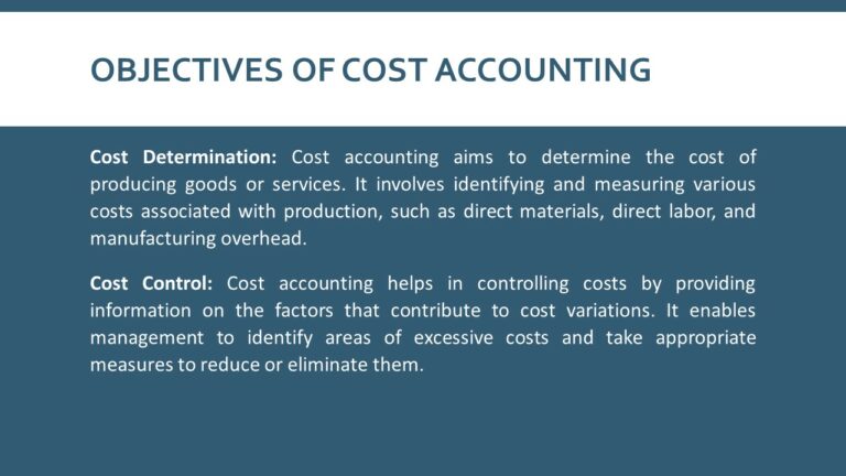 Top 10 Objectives of Cost Accounting - COMMERCEIETS
