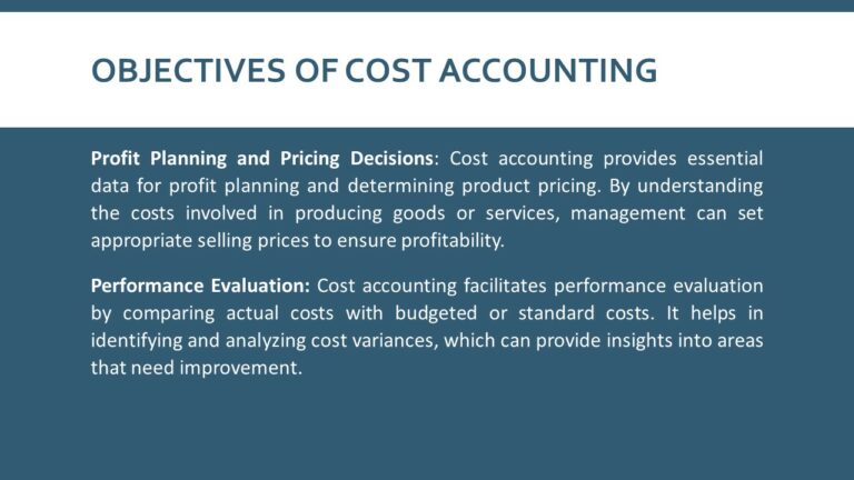 Top 10 Objectives of Cost Accounting - COMMERCEIETS