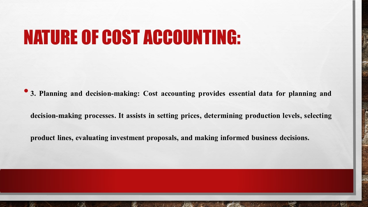 COST ACCOUNTING IS AN INDISPENSABLE TOOL OF MODERN MANAGEMENT - BEST ...